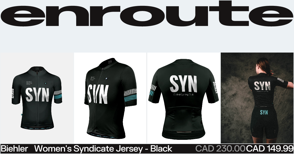 Biehler Women's Syndicate Jersey Black | ENROUTE.CC - ENROUTE.CC ...