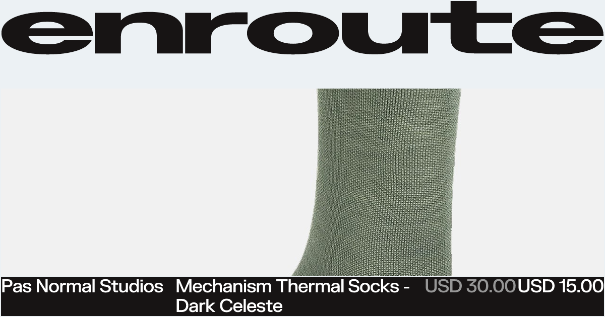 Mechanism Thermal Socks - Dark Celeste | ENROUTE.CC