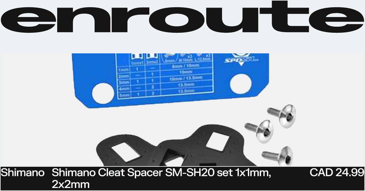 Shimano Cleat Spacer SM-SH20 set 1x1mm, 2x2mm